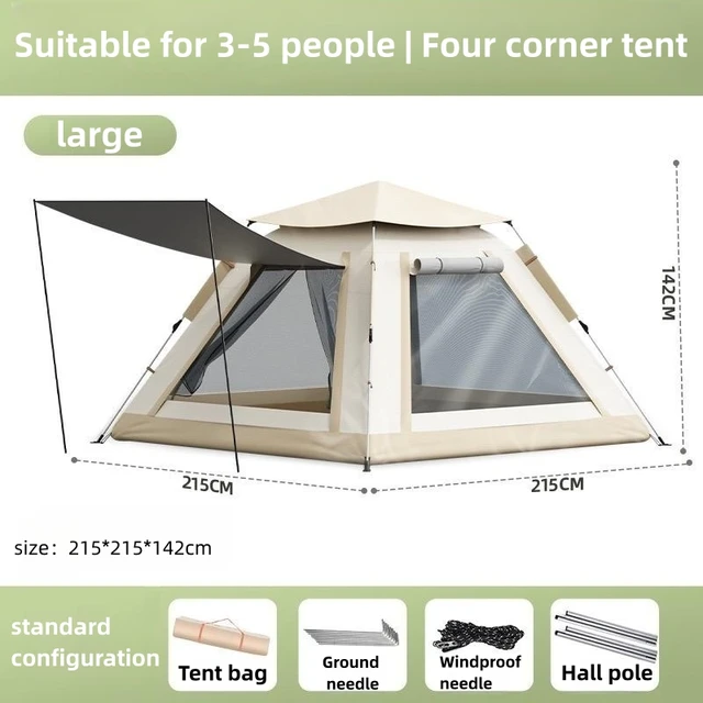 Automatic Quick-Open Tent: Your Easy Outdoor Shelter!
