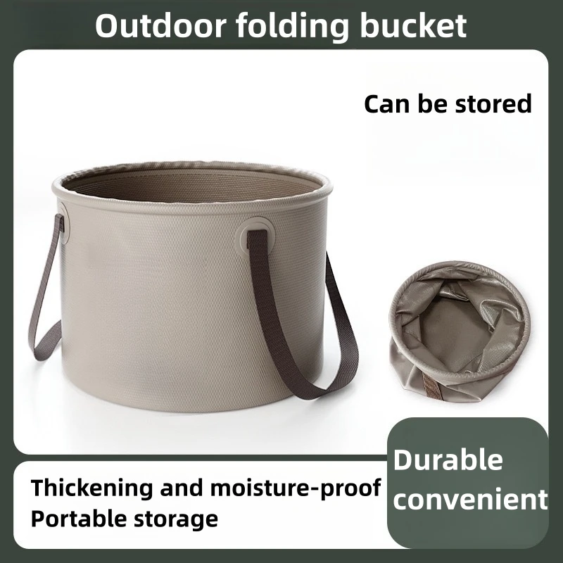 Outdoor Folding Water Bucket: Essential Camping Companion