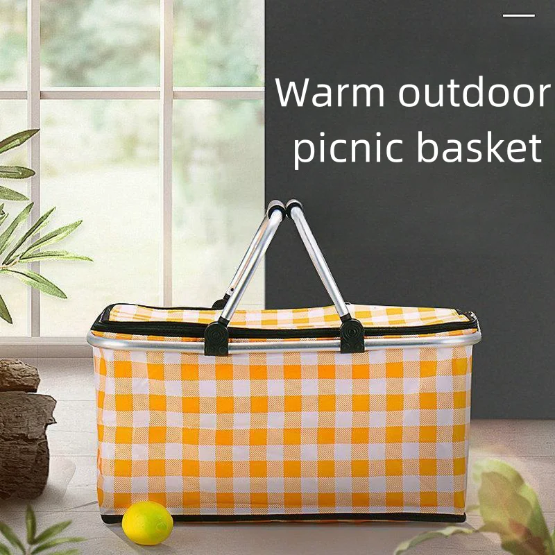 Outdoor Foldable Picnic Basket: Enjoy Lunch with Nature